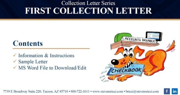 First Collection Letter | Stevens & Ricci
